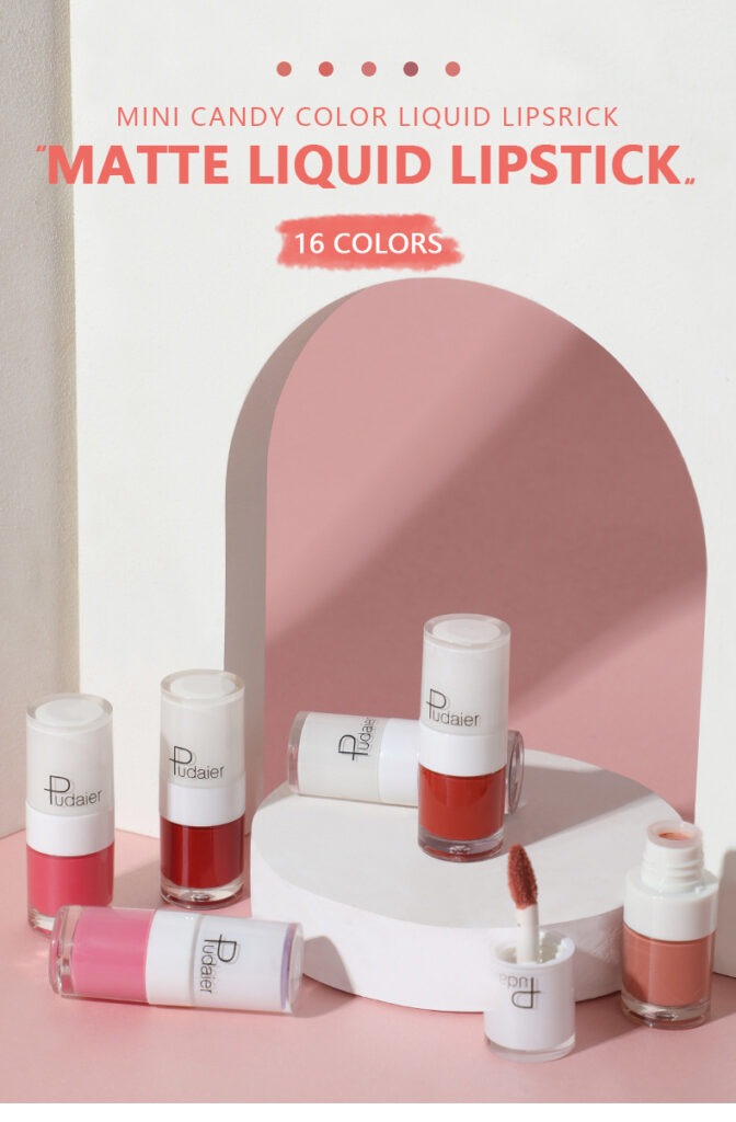 MINI LIQUID LIPSTICK SOFT MATTE LIP CREAM LONG-LASTING - Lamouru